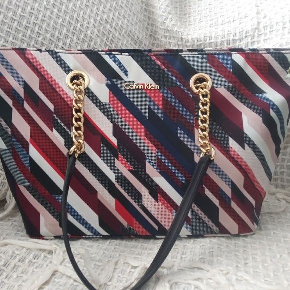 Calvin Klein | Bags | Calvin Klein Colored Tote | Poshmark